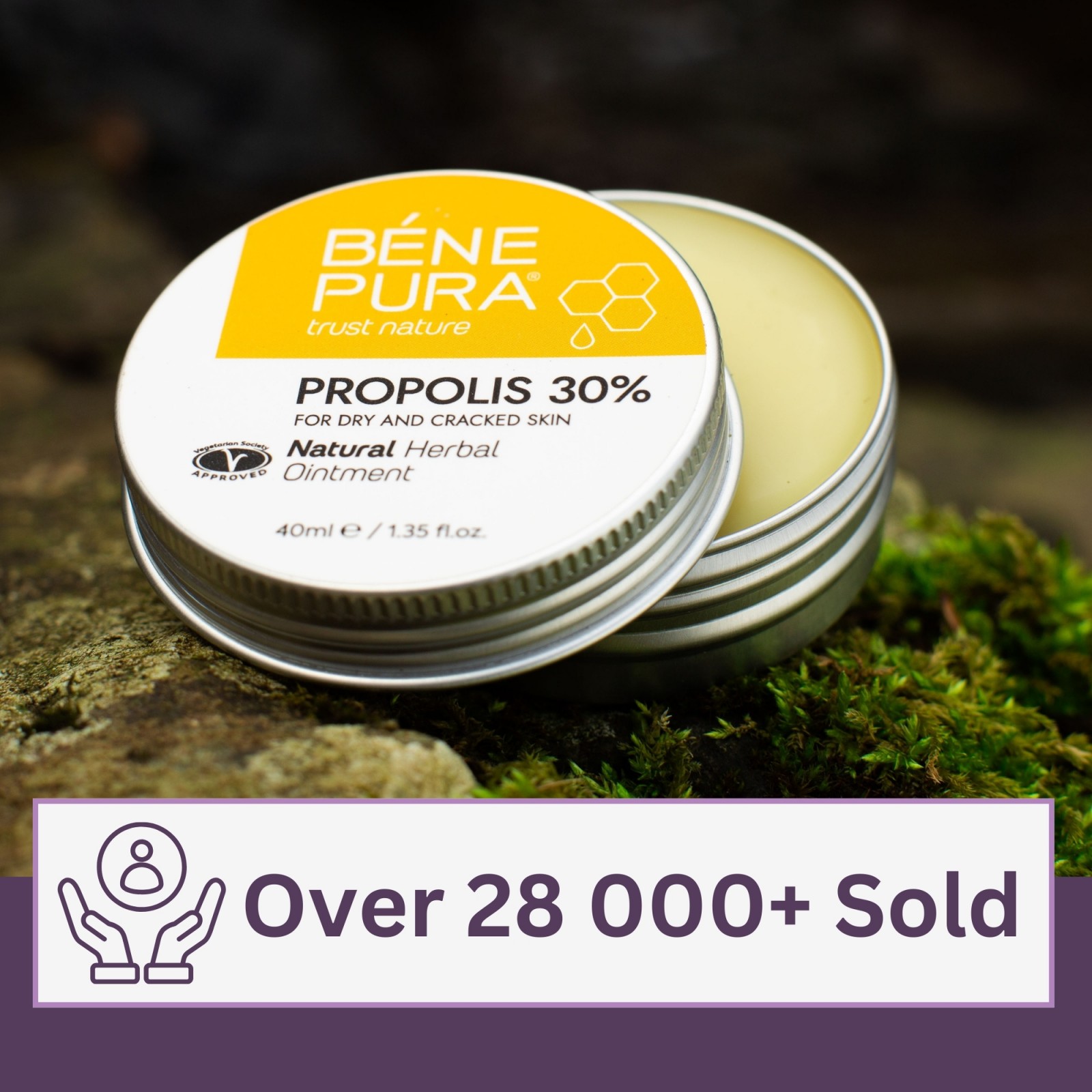 ᐉ Propolis ointment for Dry skin with 30% Propolis - 40ml - Benepura.com