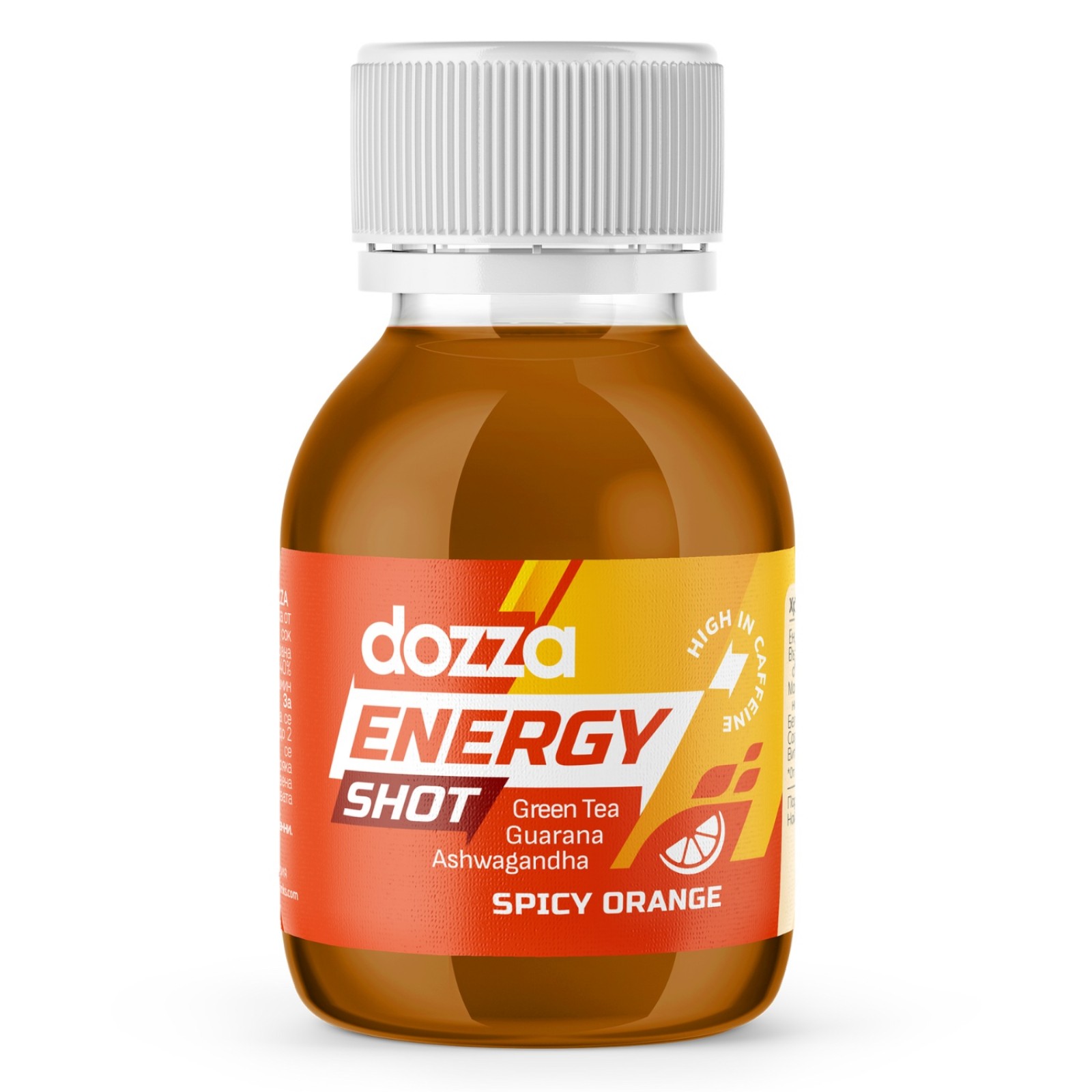 ᐉ DOZZA Energy Spicy Orange Energy shot - 60ml - Benepura.com